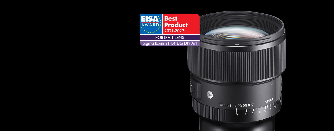 SIGMA 85mm F1.4 DG DN | Art has received EISA Awards 2021-2022 - Sigma